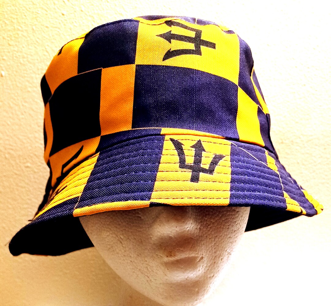 Barbados Flag-designed Bucket Hat + Accessories - OS - Etsy
