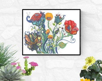 Bohemian Wall Art - Etsy