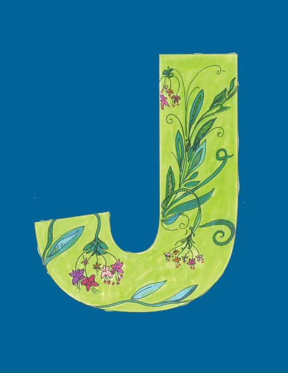 Cute Letter J Wallpaper