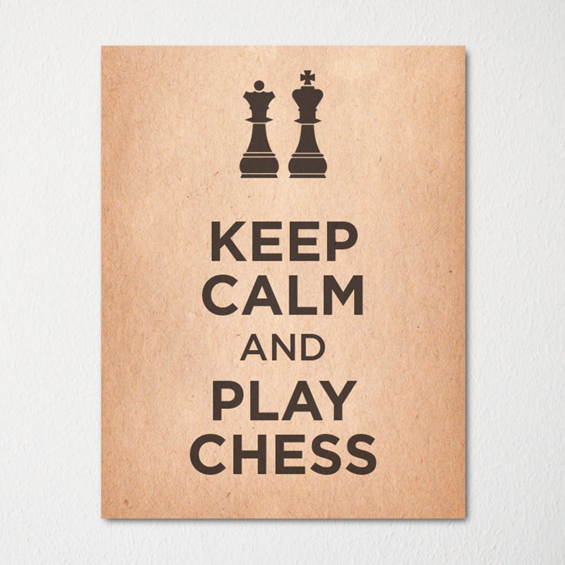 Keep Calm and Play Chess - Fine Art Print - Choice of Color - Purchase ...