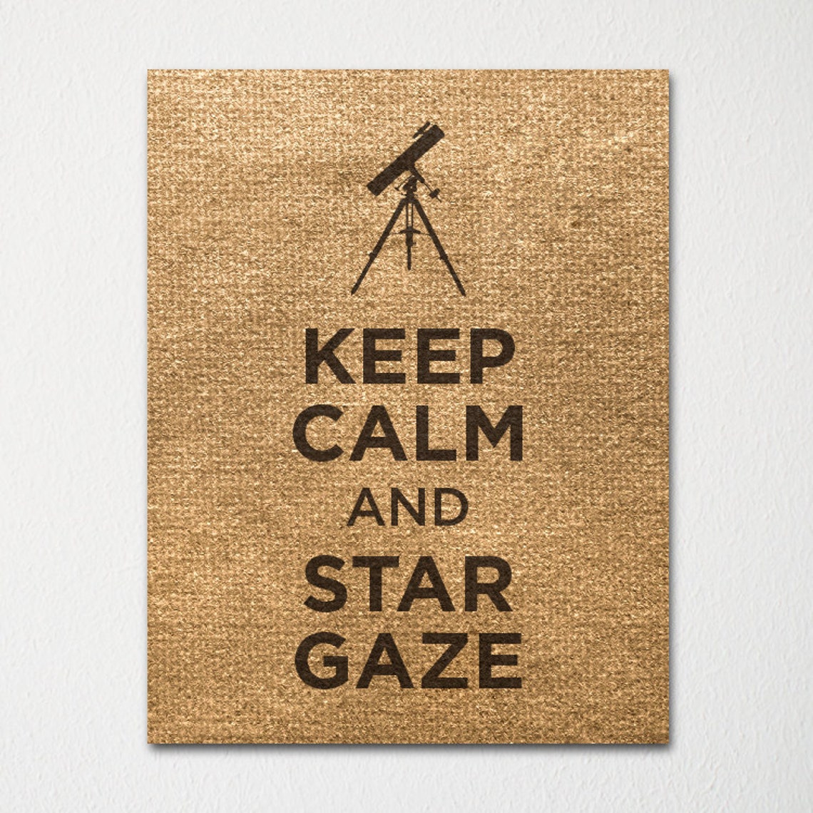 Keep Calm and Star Gaze - Fine Art Print - Choice of Color - Purchase 3 ...