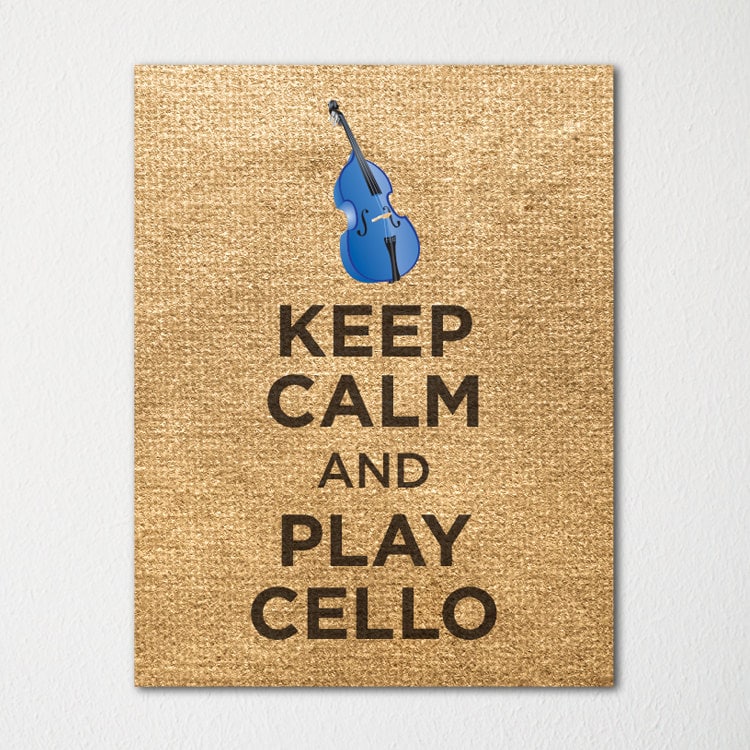 Keep Calm And Play Double Bass