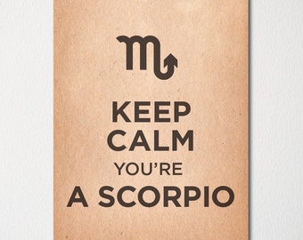 Keep Calm You're a Libra Fine Art Print Choice of | Etsy