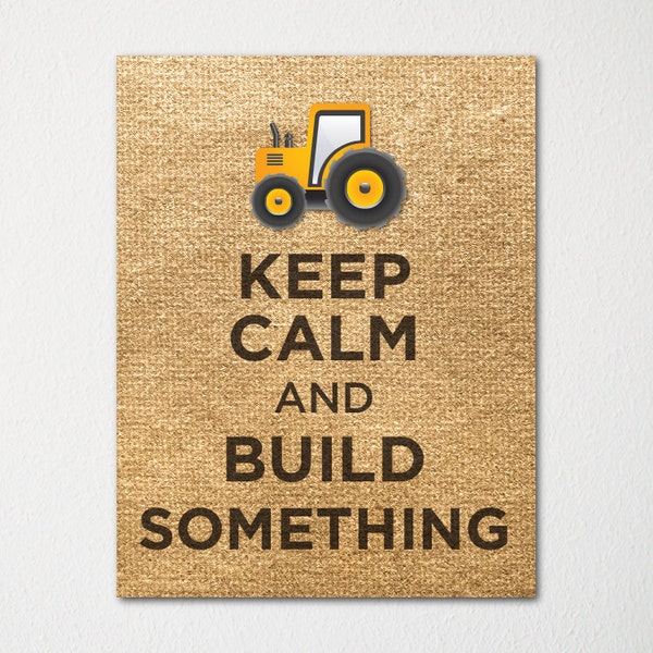 Keep Calm and Build - Etsy