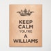 Last Name Keep Calm Print - Custom Keep Calm - Fine Art Print - Choice ...