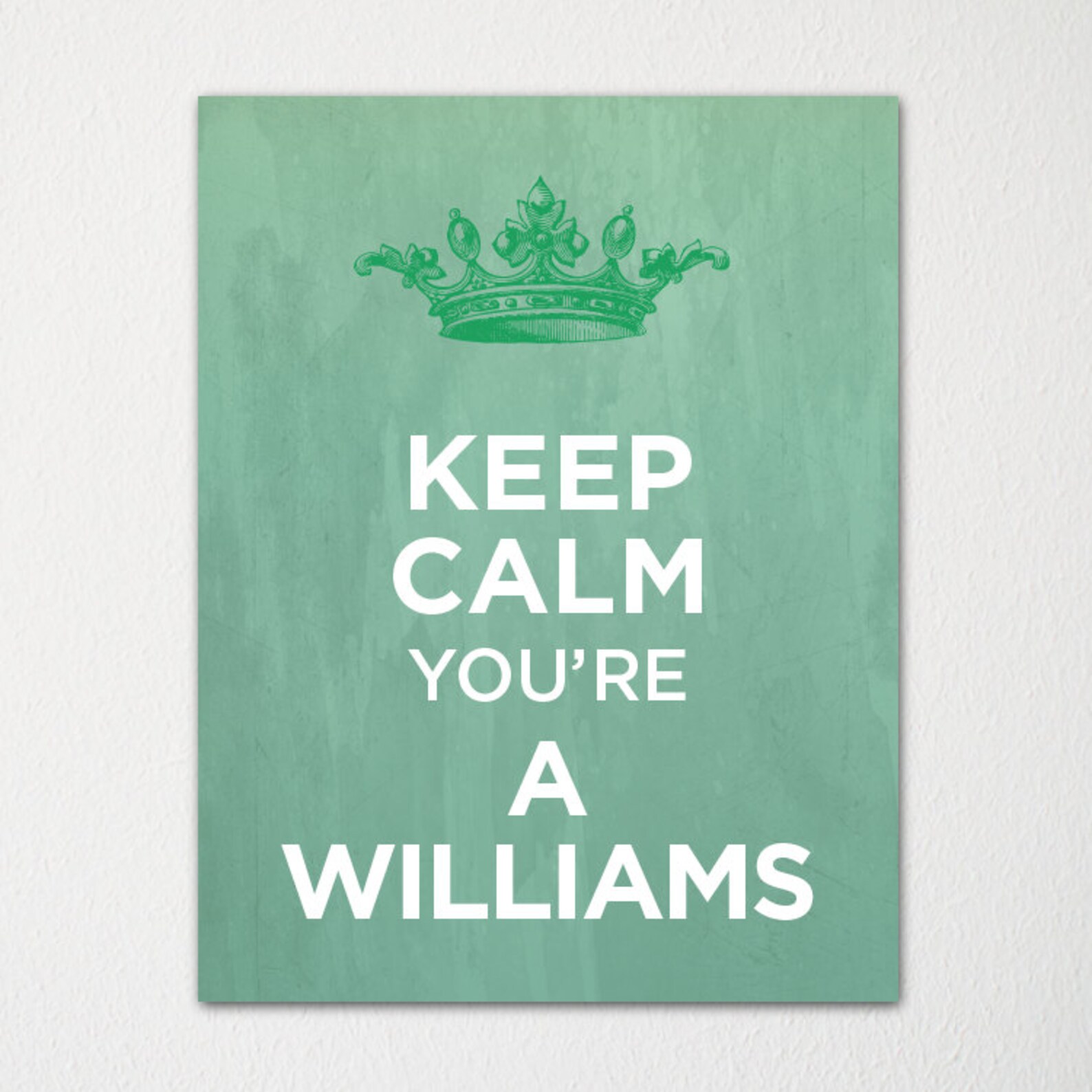 Last Name Keep Calm Print - Custom Keep Calm - Fine Art Print - Choice ...