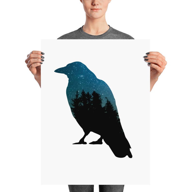Raven Poster | Etsy