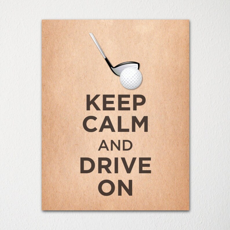Keep Calm and Drive on Fine Art Print Choice of Color Purchase 3 and ...