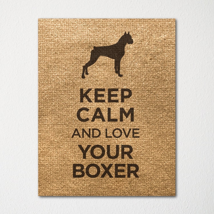 Keep Calm and Love Your Boxer Fine Art Print Choice of Color Purchase 3 ...