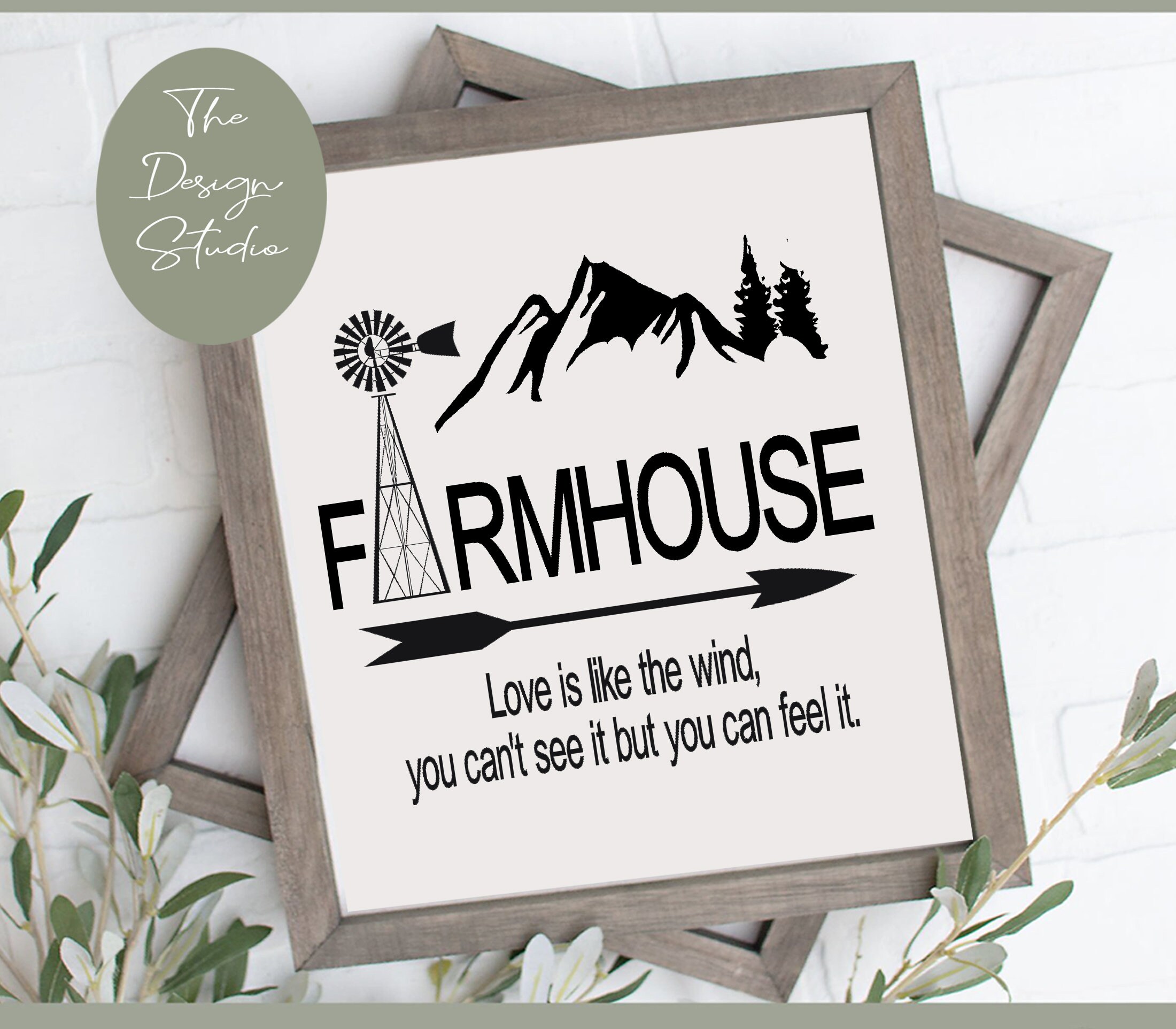 Windmill Wall Decal Welcome Sign For Farm or Ranch Decor Made | Etsy