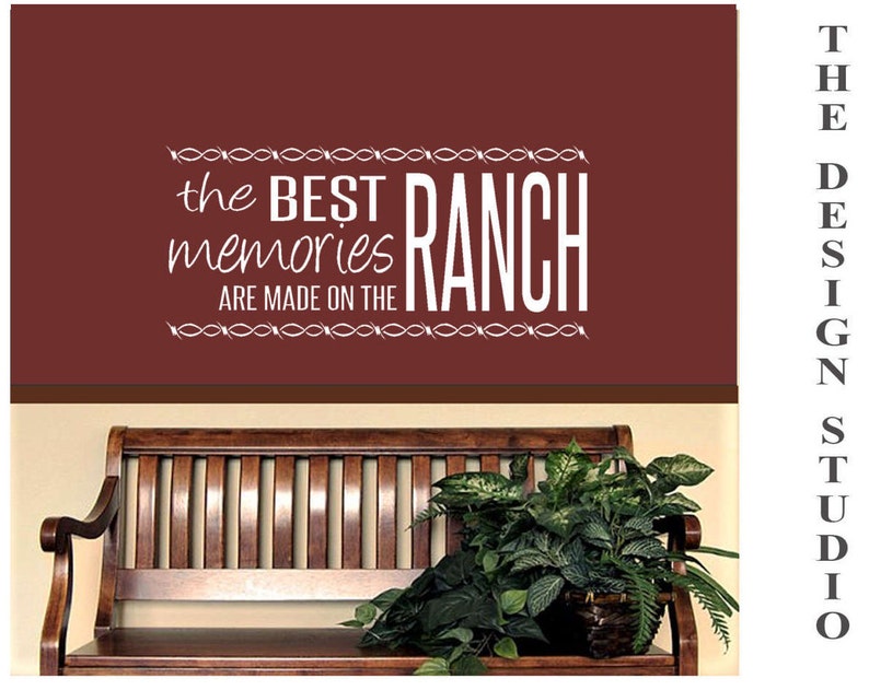 Welcome to the Ranch the Best Memories Are Made on the Ranch - Etsy