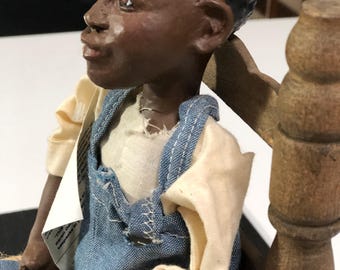 Vintage 1992 Daddy Long Legs Bessie Doll by Karen Germany - African ...