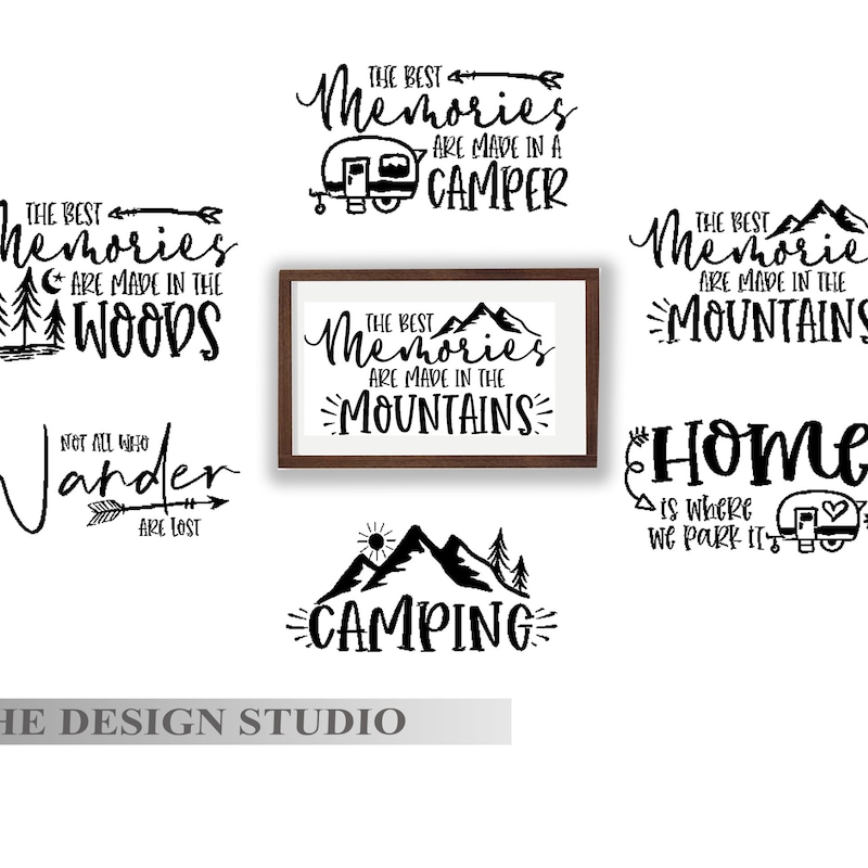 Camping Wall Decal - Etsy