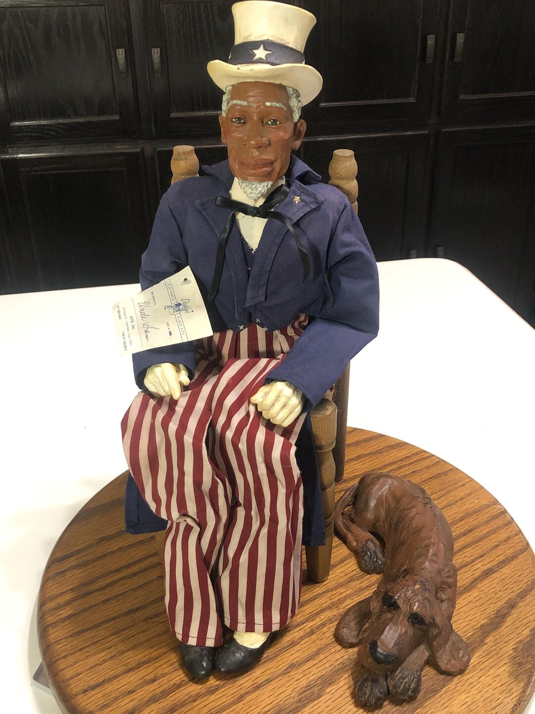 Vintage 1995 Daddy Long Legs Uncle Sam Doll by Karen Germany - 24 ...