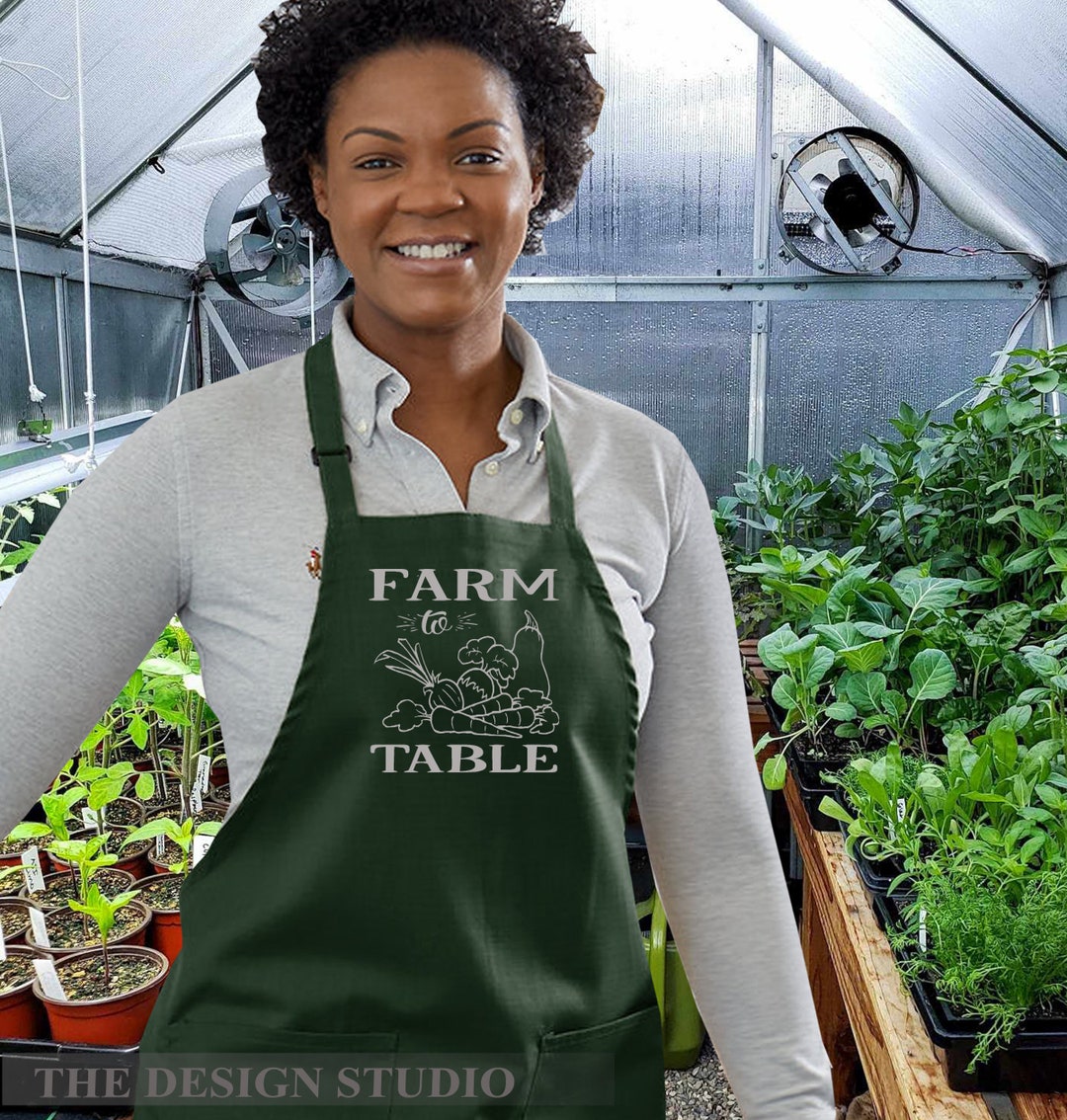 Farm to Table Garden Apron: Soil Release Cotton Twill - Etsy