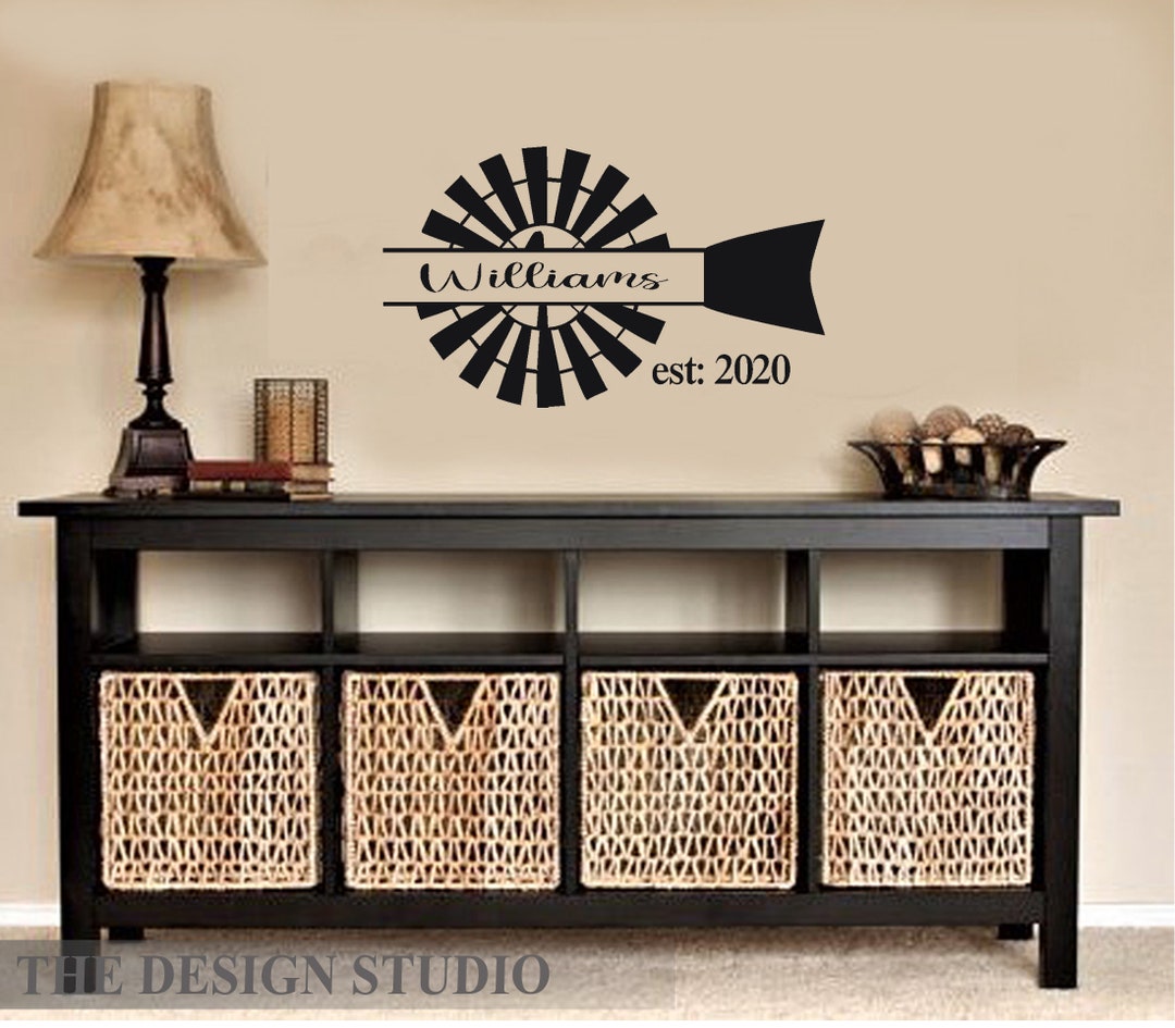 Windmill Wall Decal, Farm or Ranch Decor Made Easy - Etsy