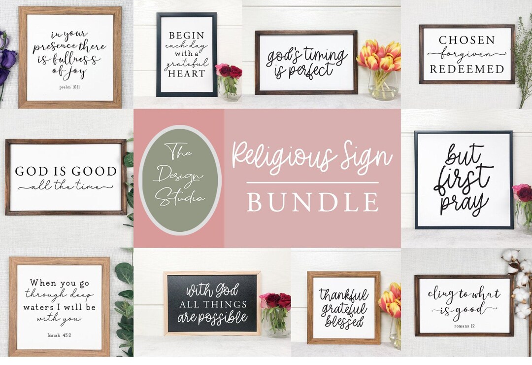 Religious Wall Art, Sign Decals, Apply Directly to the Wall or Frame It ...