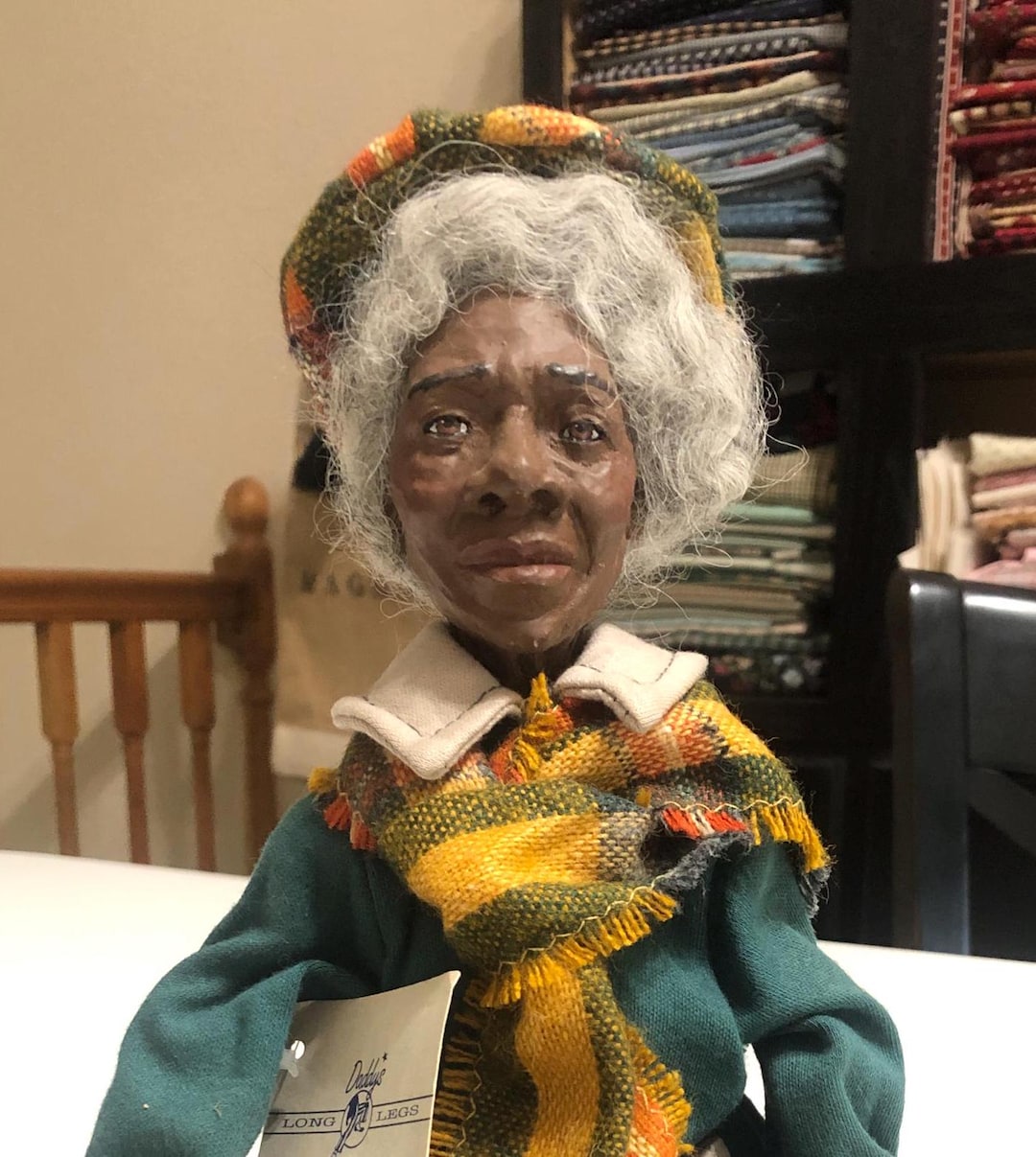 Vintage 1992 Daddy Long Legs Bessie Doll by Karen Germany African ...