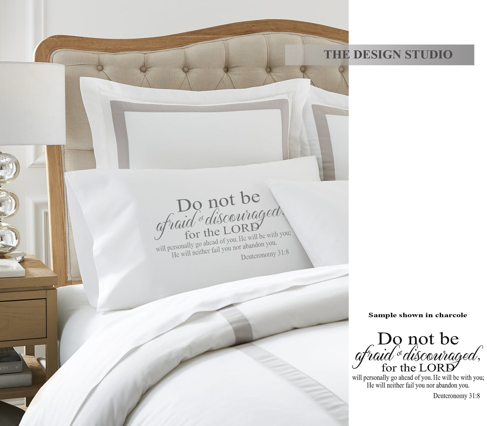 Scripture Pillowcase Do Not Be Afraid Religious Pillowcase | Etsy