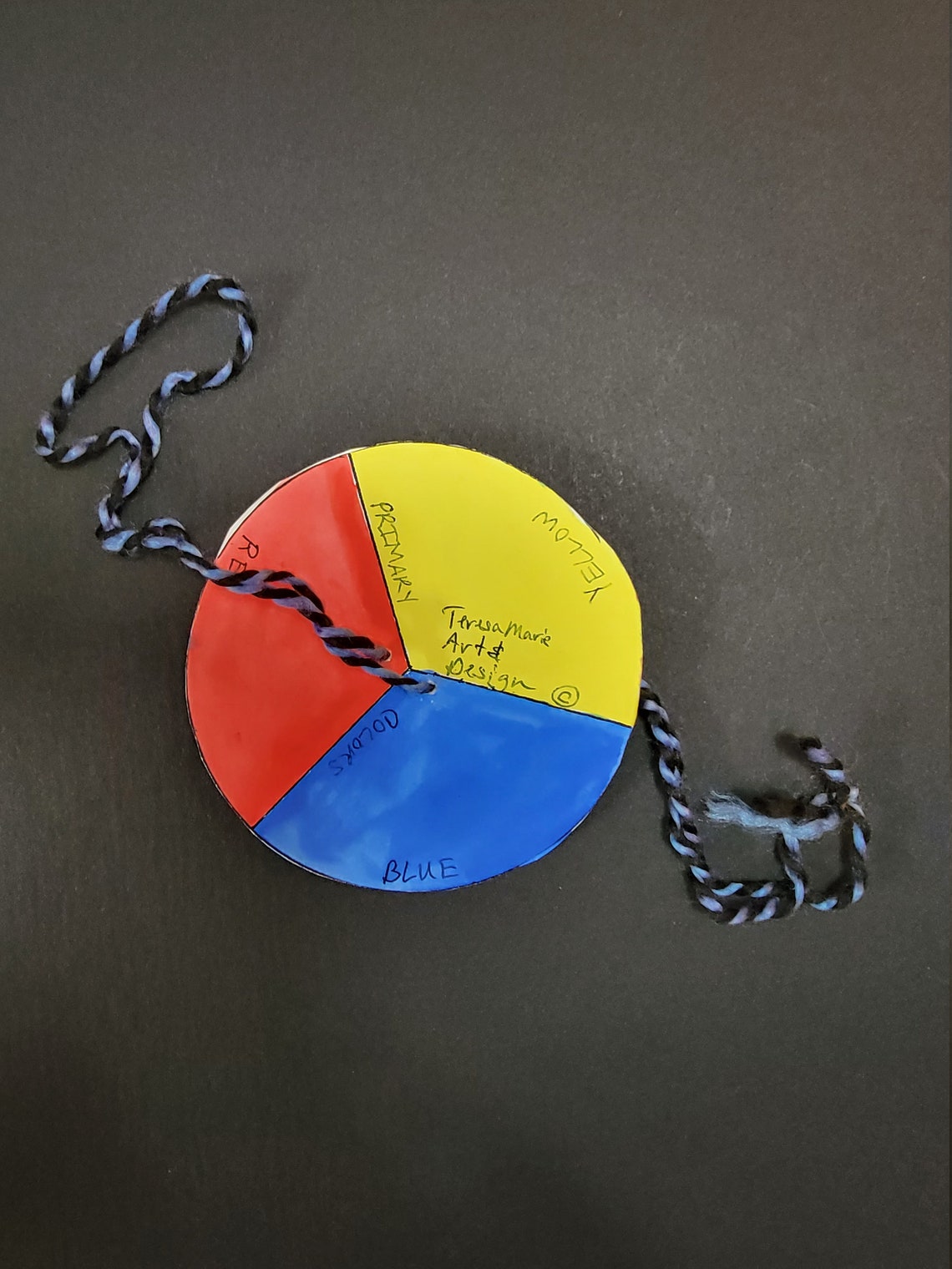 Chromatrope Color Wheel Toy | Etsy