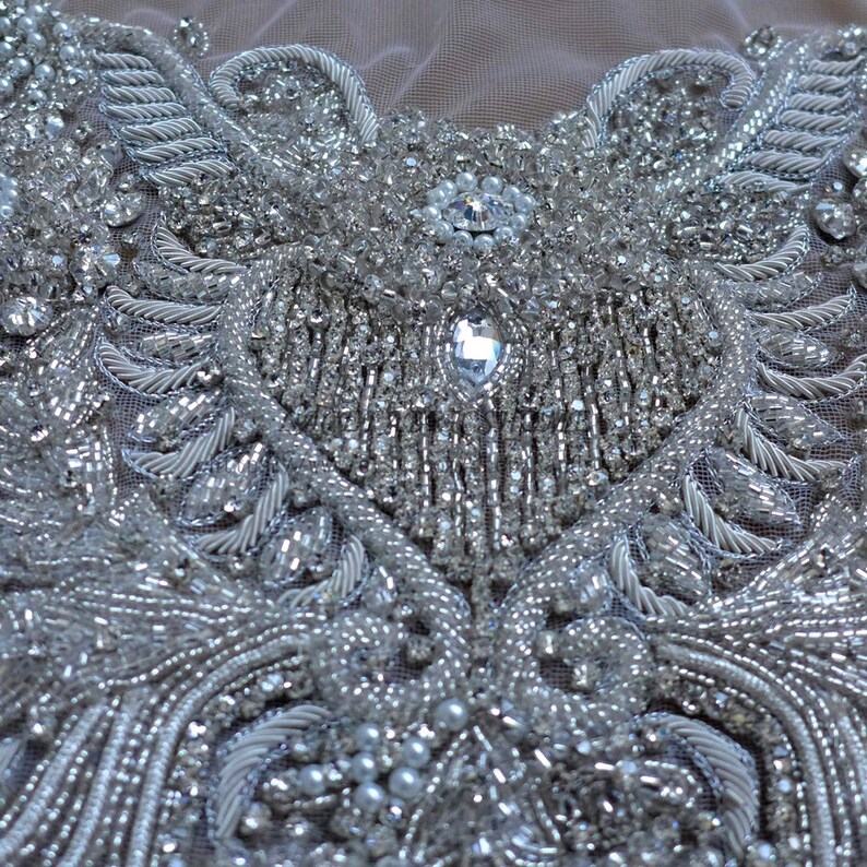 Silver Super High-grade Imitation Large Rhinestone Patches - Etsy