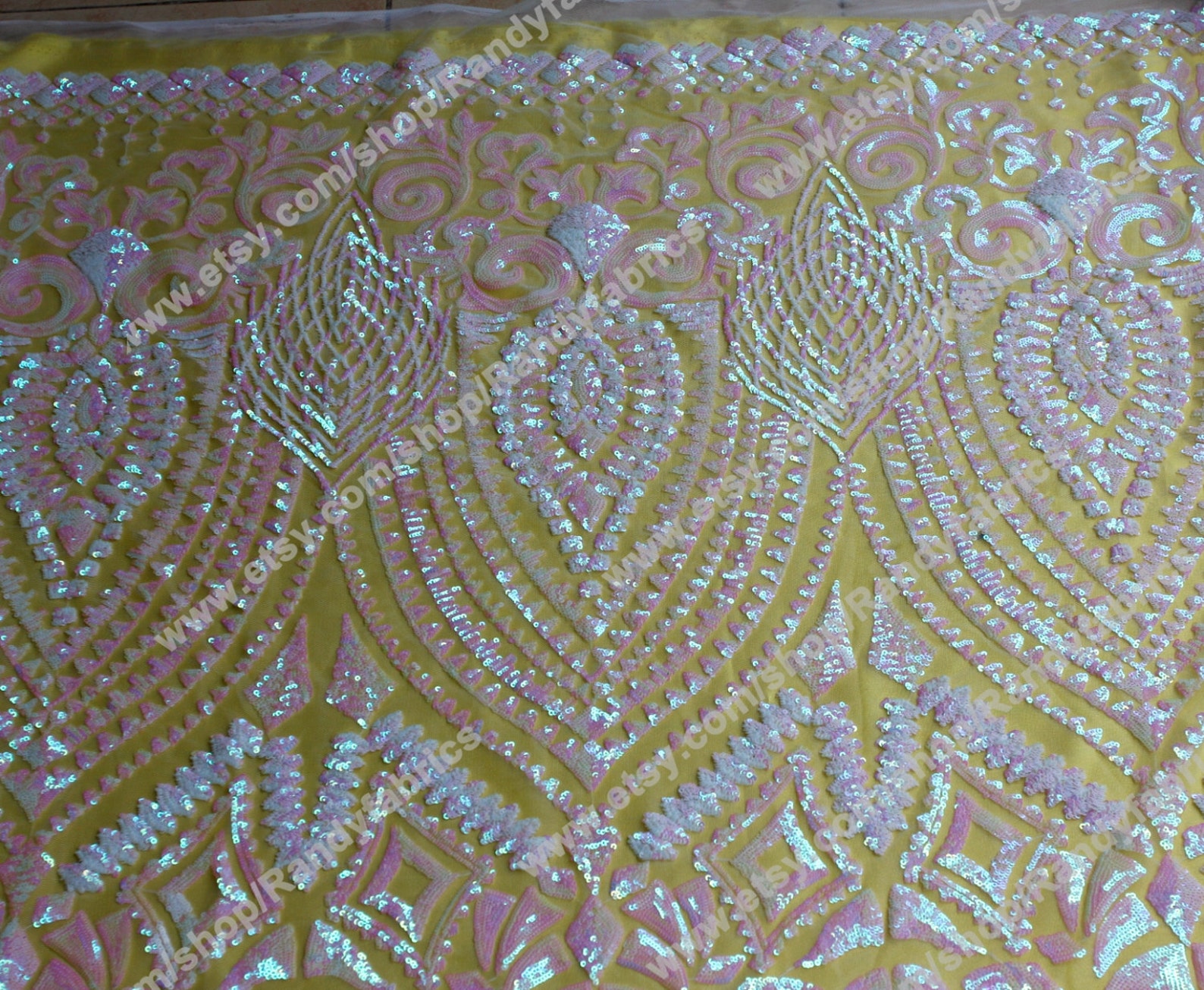 Magic Sequin Embroidery Fabric - 4-way Stretch Mesh Lace, 51'' Wide - Etsy