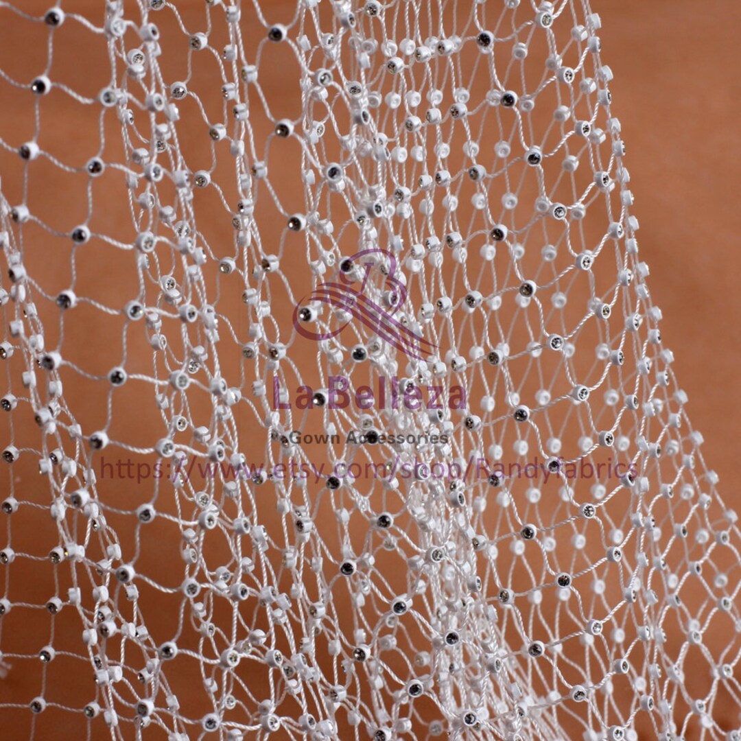 White Cystal Extensible Net Lace Triming Extensible 2 Yards/lot - Etsy