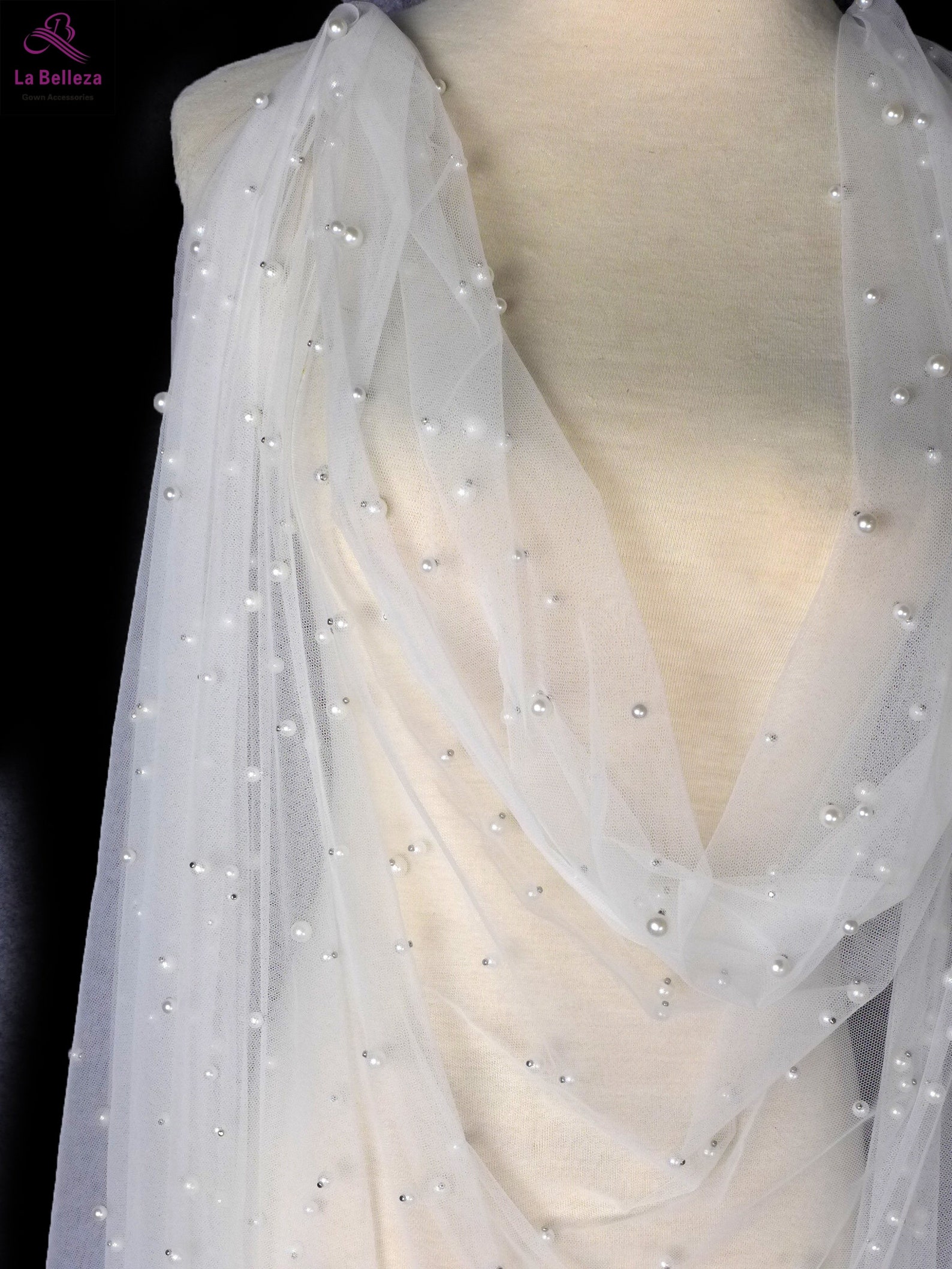 Pearls Mesh,soft Mesh,pearls Net Lining, Pink Pealrs Tulle,6mm 8mm Two ...