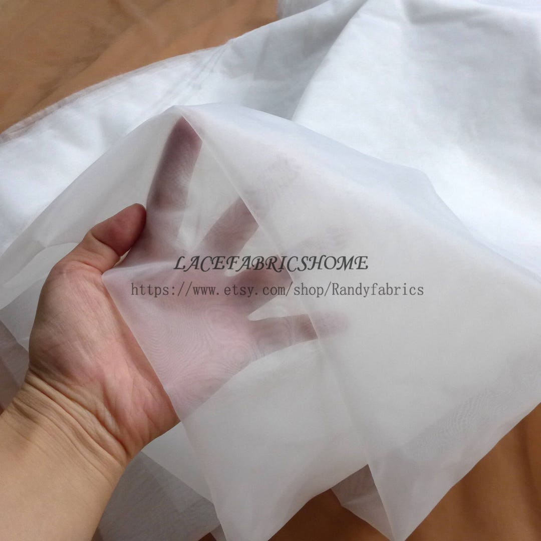 Translucent off White Organza Dress/bridal Lining Backgroun 150cm Width ...