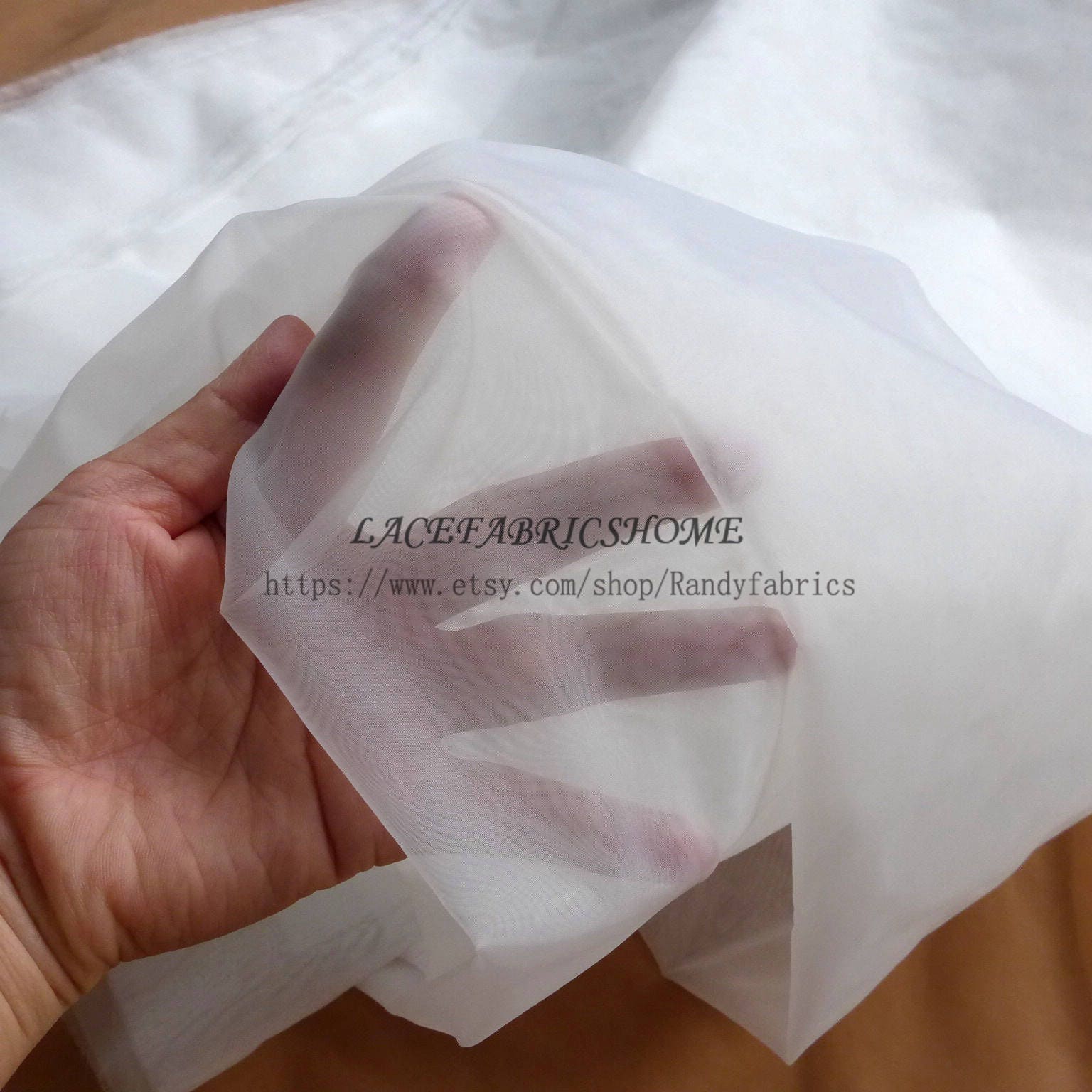 Translucent off White Organza Dress/bridal Lining Backgroun - Etsy