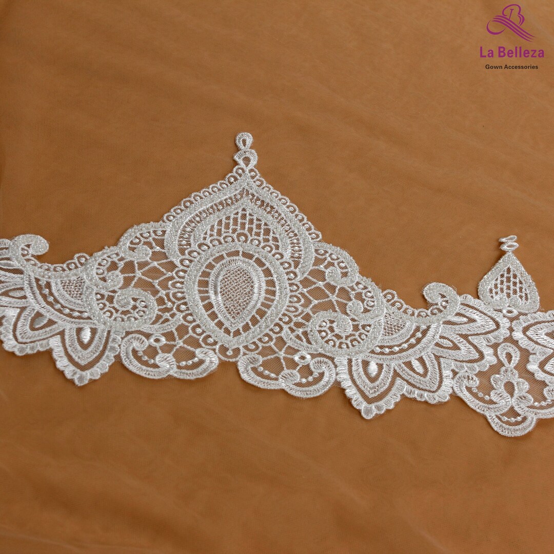 La Belleza Beading Lace off White Beaded Lacewedding Dress - Etsy