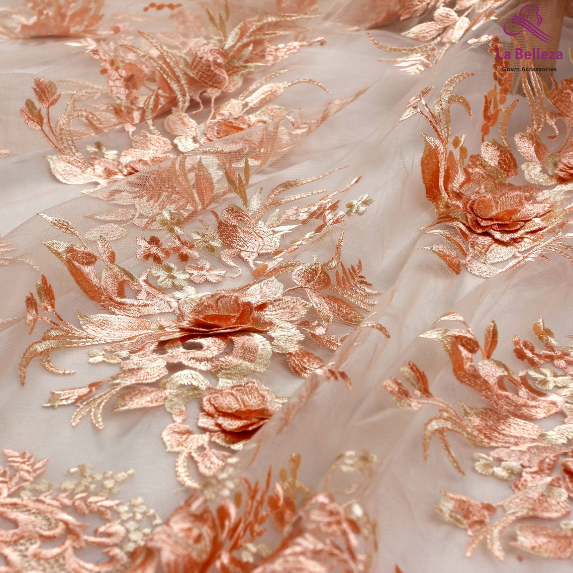 3D Flowers Lacegold 3D Flowers Lacedirty Pink 3D Lacerose - Etsy
