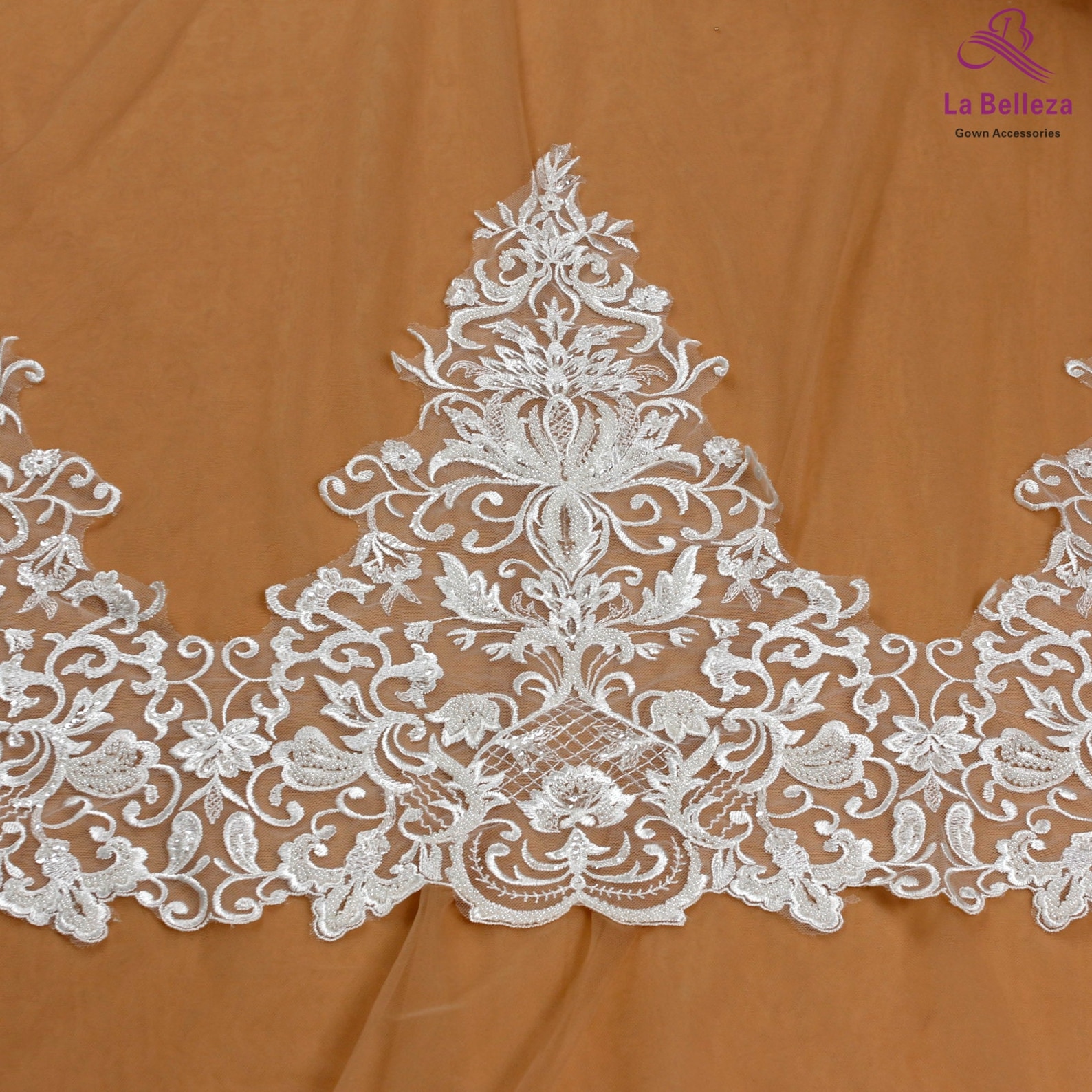La Belleza Large Width Lace off White Beaded Lacewedding - Etsy