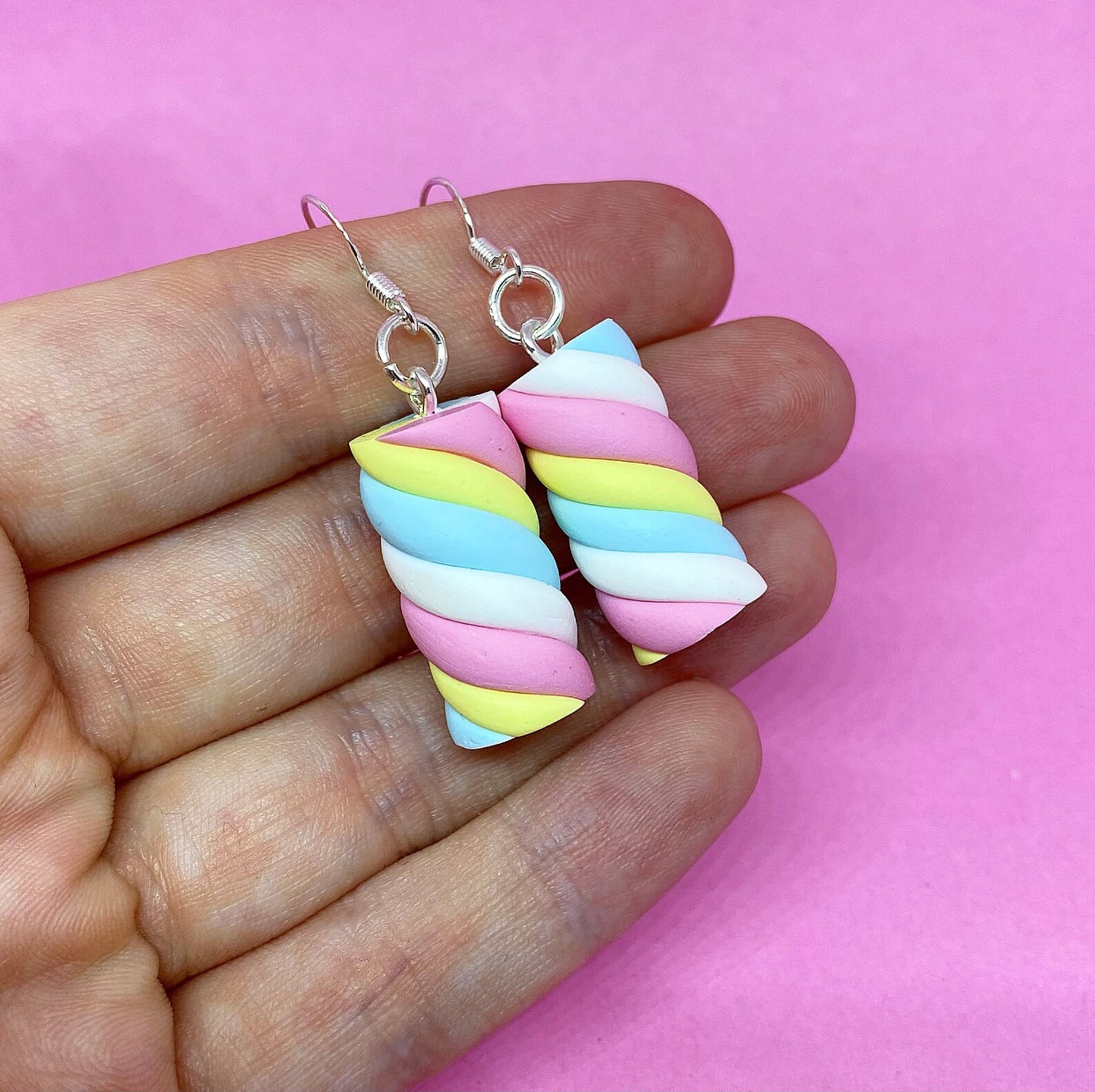 Mini Flump Marshmallow Sweets Sweetie Candy Earrings or - Etsy