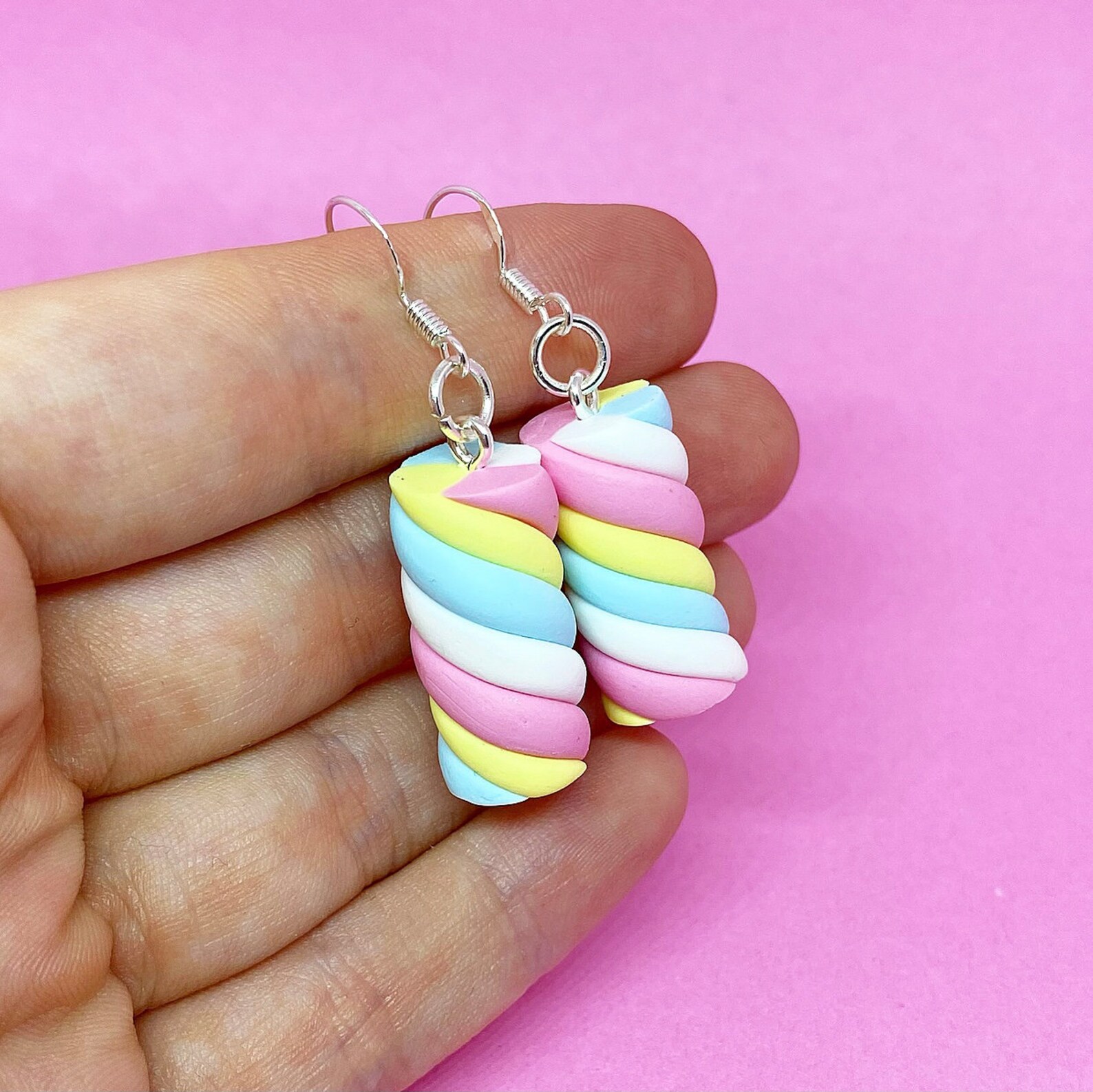 Mini Flump Marshmallow Sweets Sweetie Candy Earrings or - Etsy