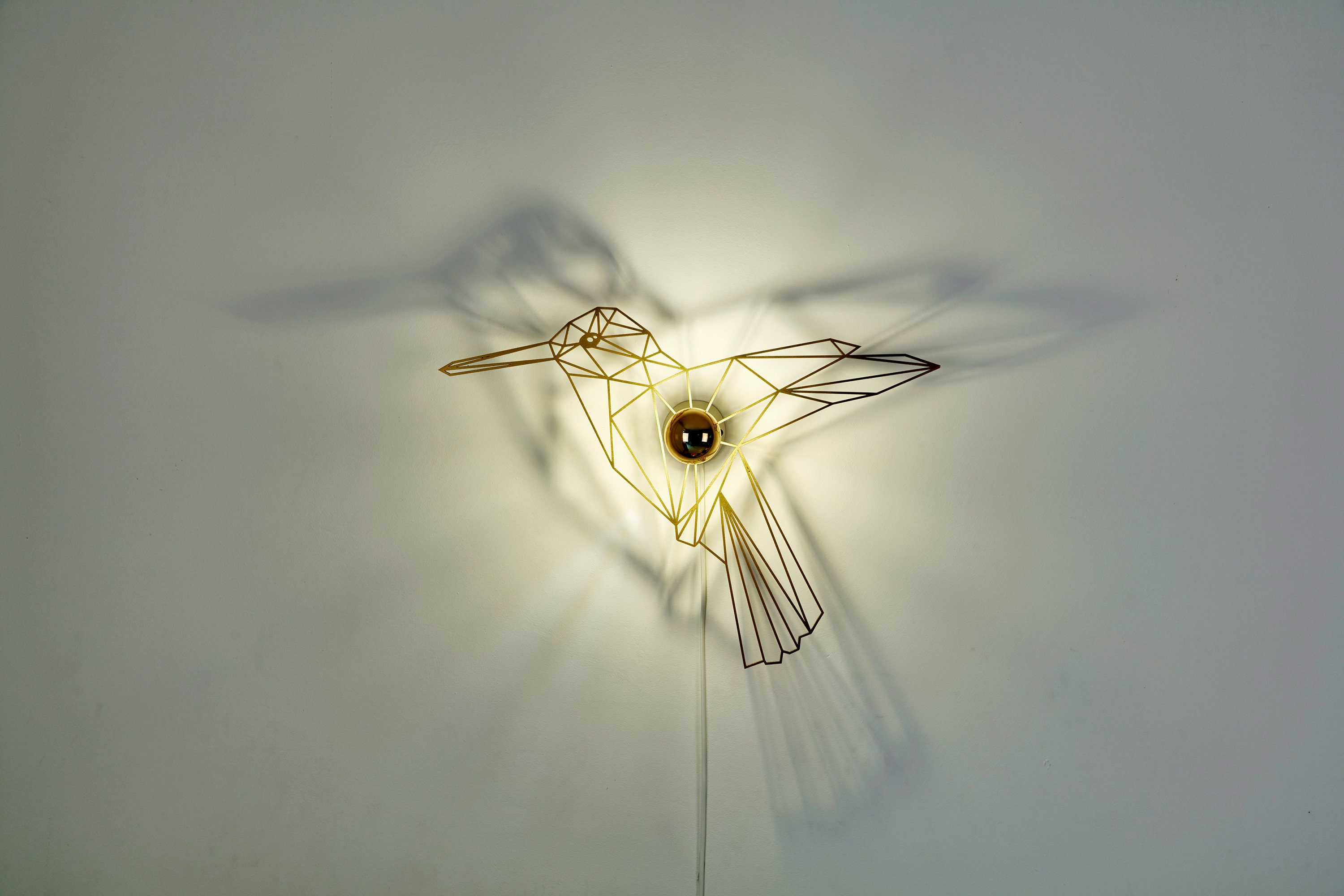 Walllamp, Bird, Shadow Lamp, Hummingbird - Etsy