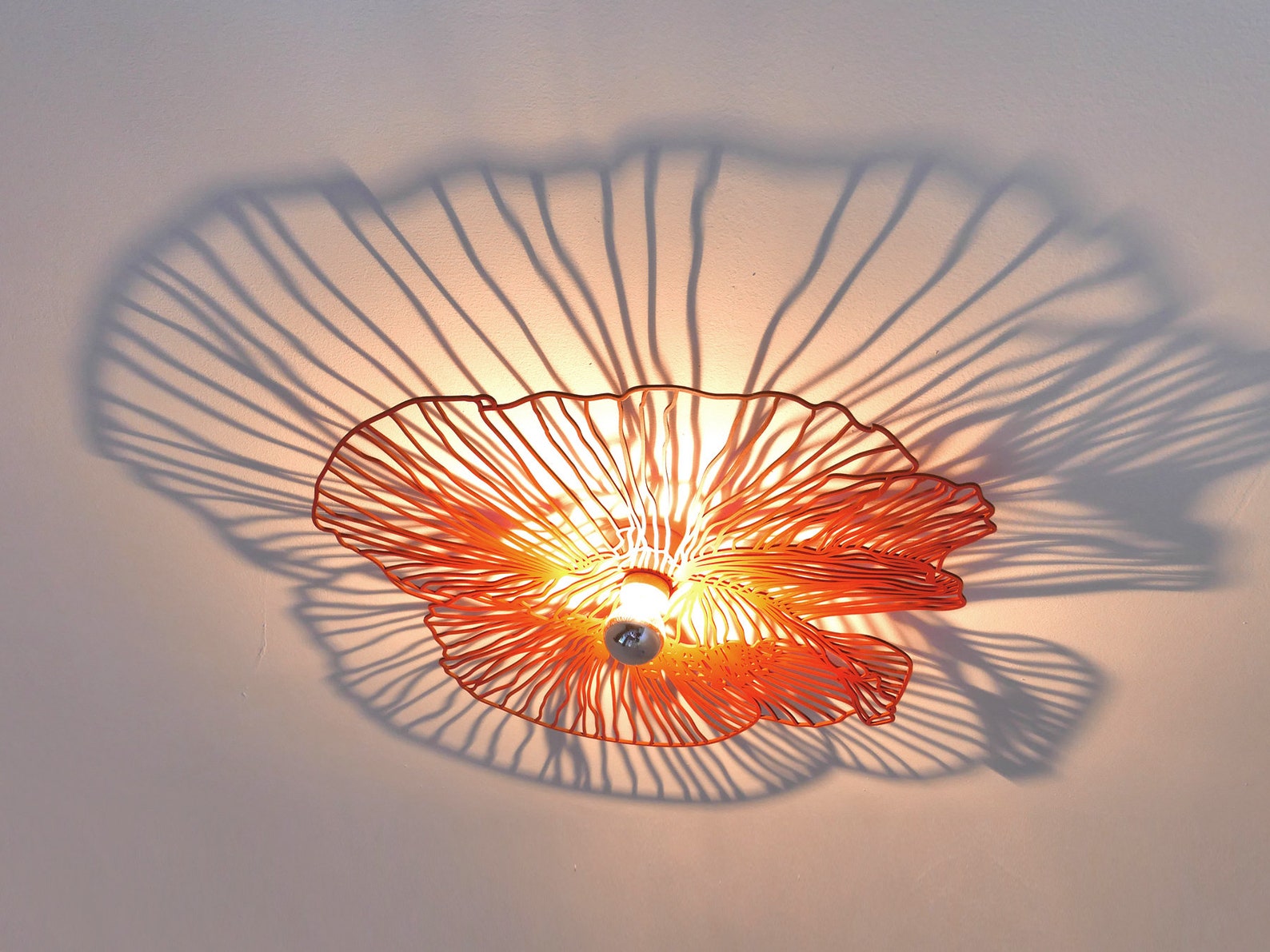 Walllamp Ceiling Lamp Poppy Shadow - Etsy
