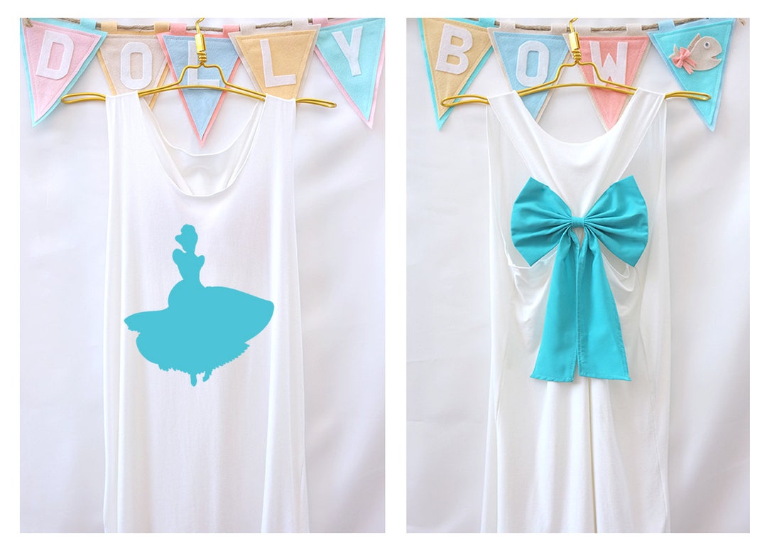 Cinderella Disney Princess Tank Premium With Bow : Disney - Etsy