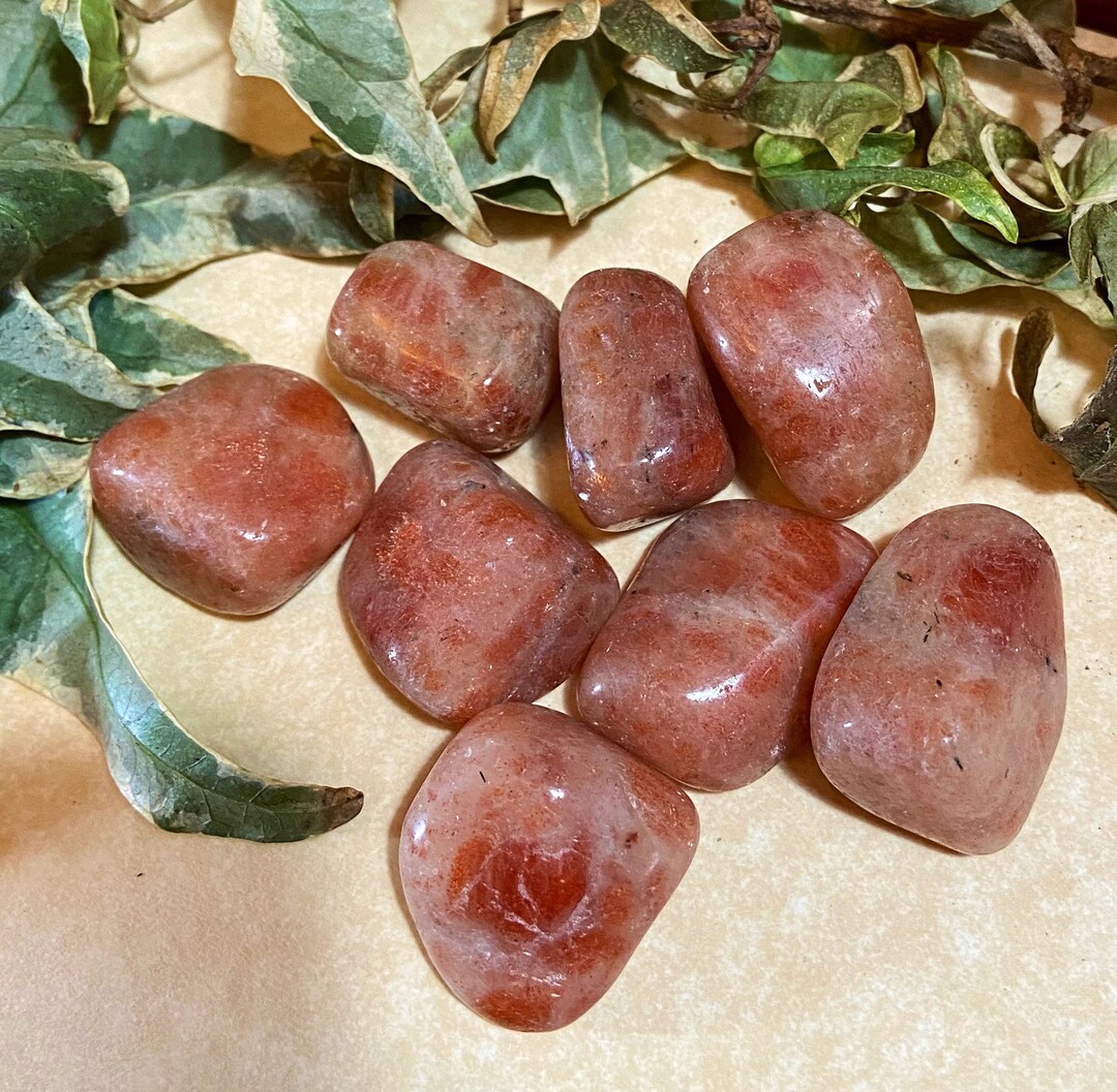 Large Tumbled Sunstone Gemstone Crystal - Etsy UK