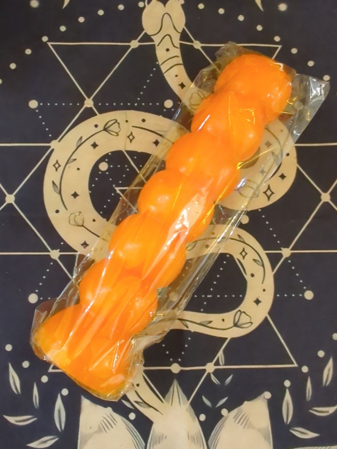 Orange 7-inch 7 Knob Candle for Metaphysical and Spiritual Use - Etsy