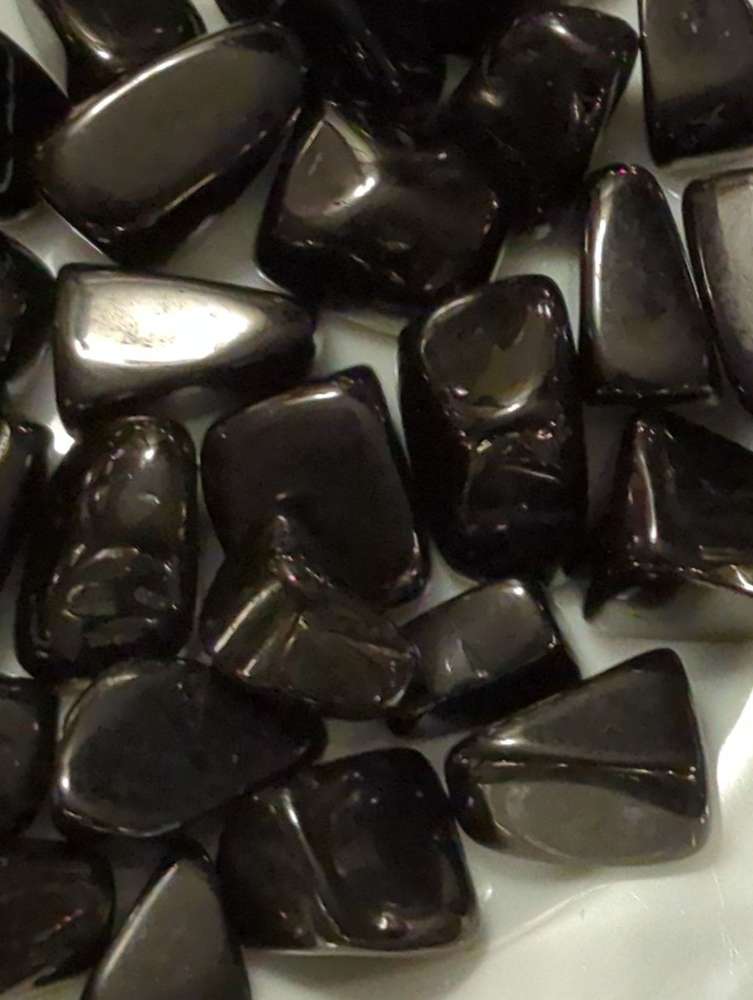 Tumbled Jet Pieces for Metaphysical and Spiritual Use - Etsy