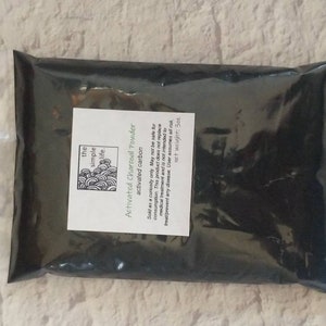 Activated charcoal Powder, 3oz for Purify Body & Spiritual Energy for ...