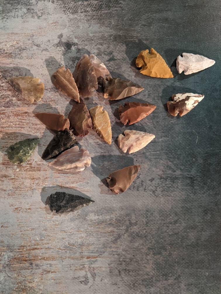 Indian Arrowheads Agate New natural Undrilled Arrowhead 6 - Etsy