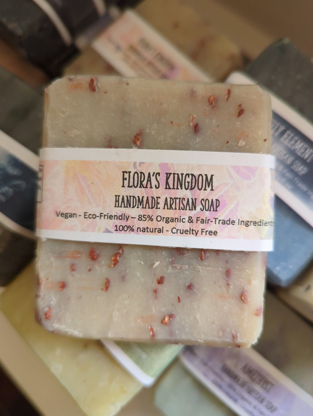 Flora's Kingdom Handmade Soap, Hand-cut Soap Bars - All Natural, Vegan ...