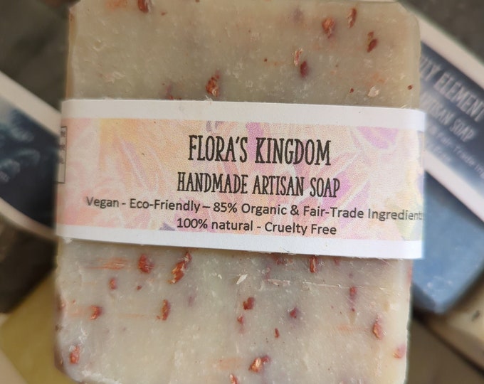 Flora's Kingdom Handmade Soap, Hand-cut Soap Bars - All Natural, Vegan ...