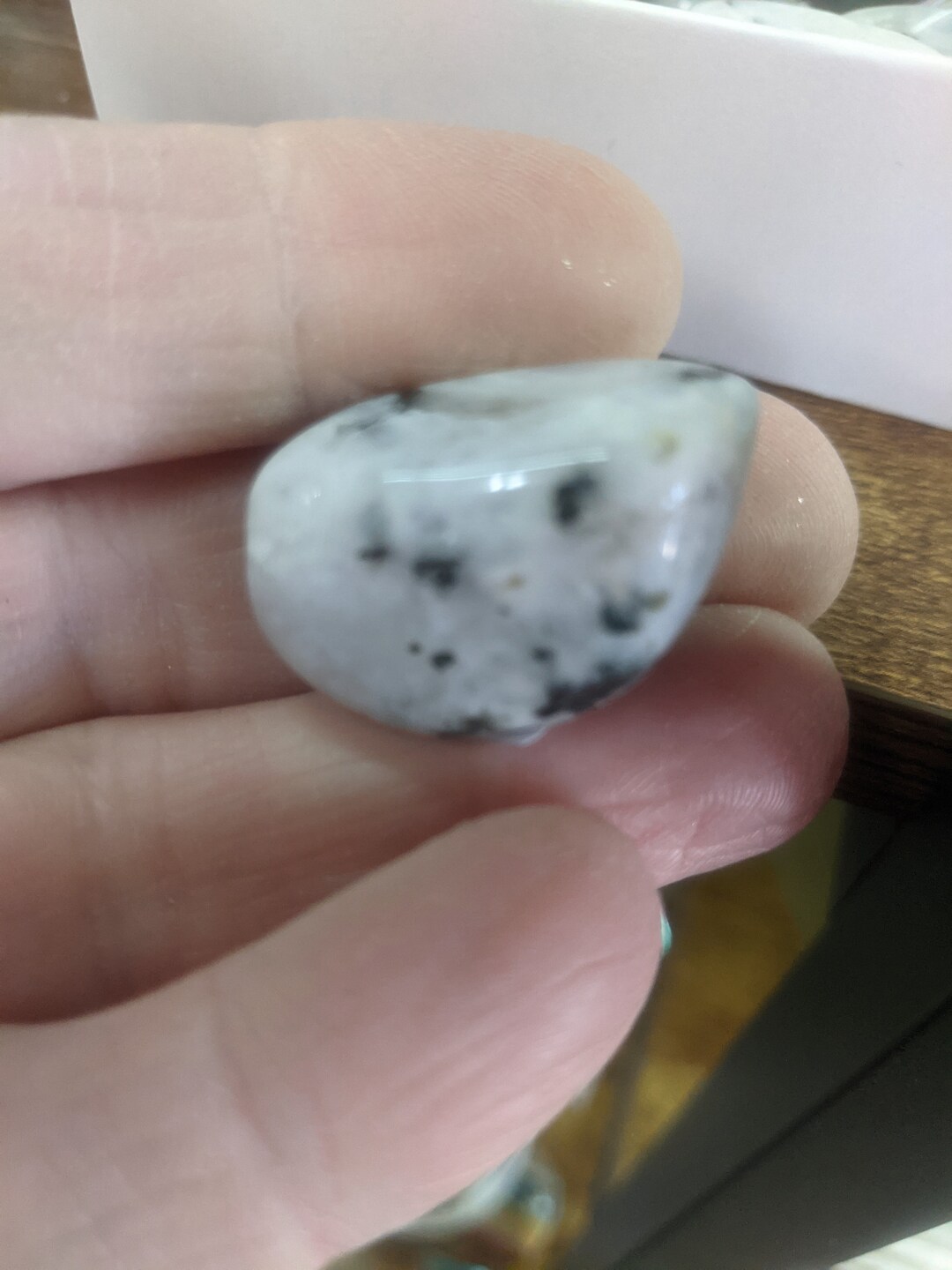 Rainbow Moonstone Reiki Crystal for Jewelry Making, Grid Work, Spell ...