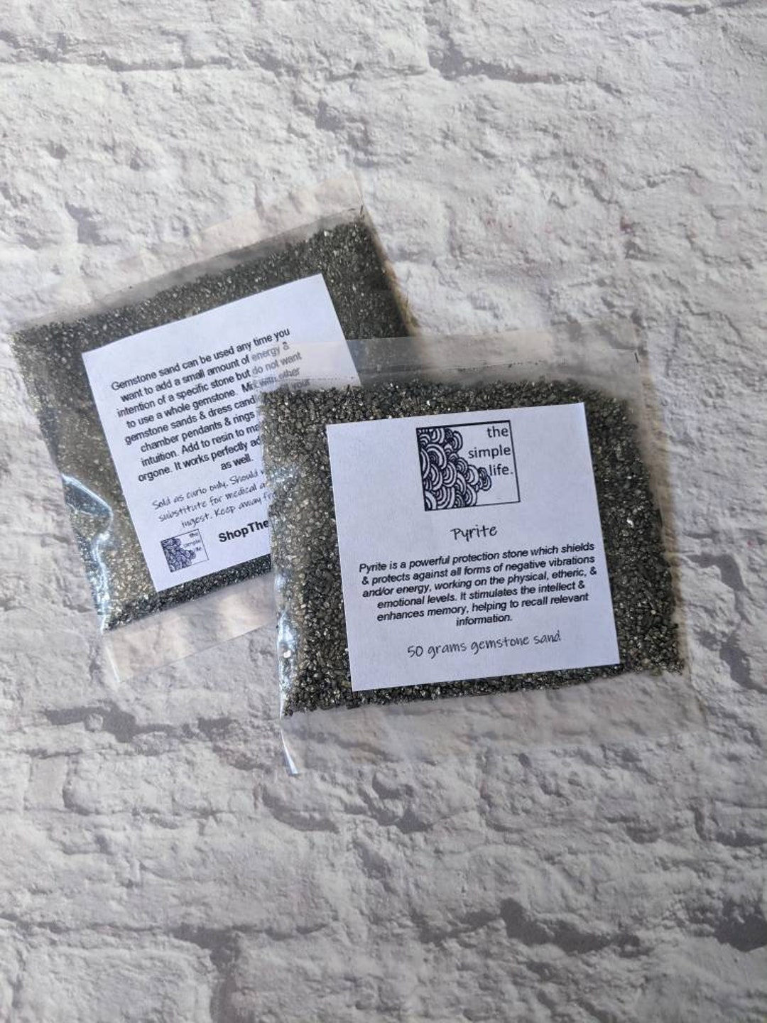 Pyrite Gemstone Dust, 50 Grams for Metaphysical and Spiritual Usegreat ...