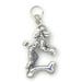 Sterling Silver Poodle Charm Silver Poodle Pendant Silver - Etsy