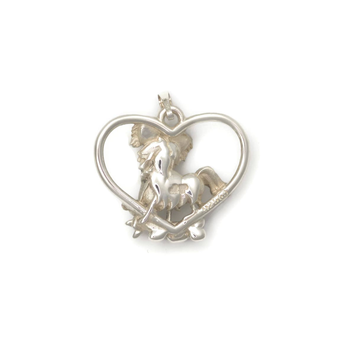 Sterling Silver Papillon Necklace, Silver Papillon Pendant, Silver ...