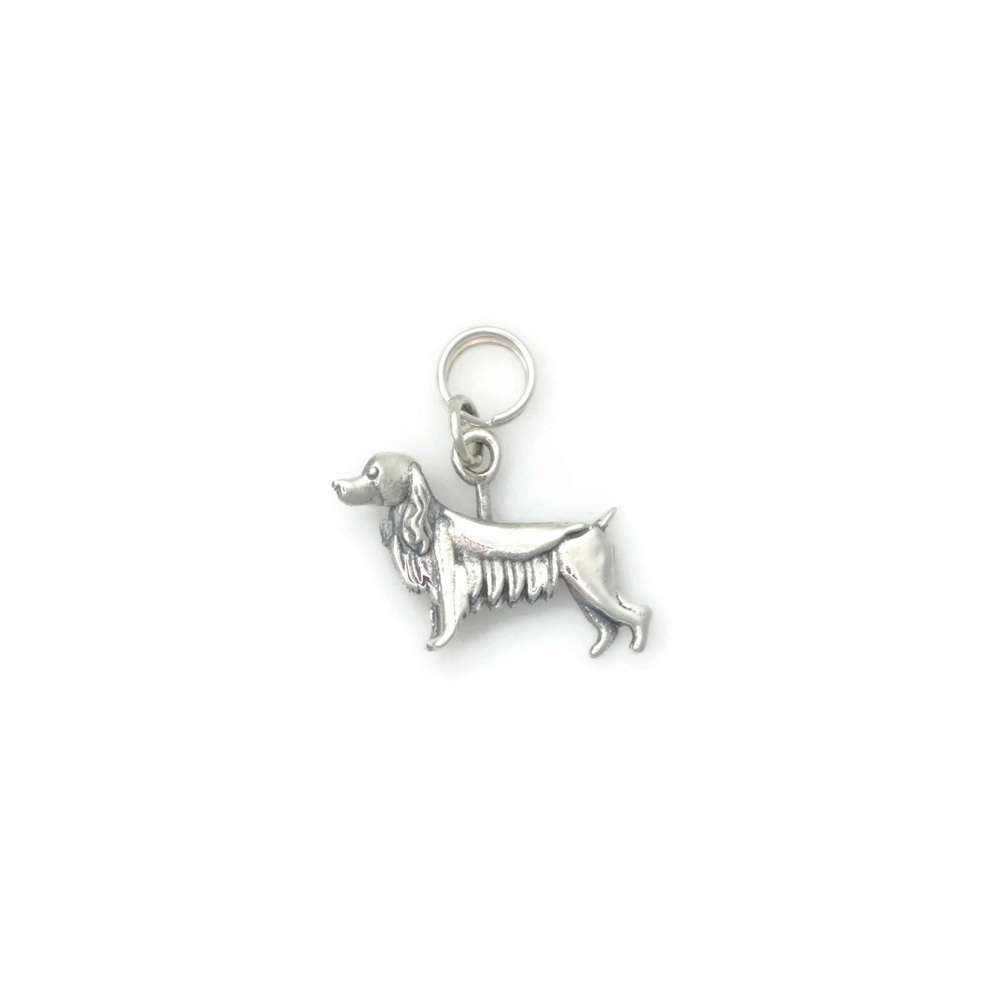Sterling Silver English Springer Spaniel Charm Silver English - Etsy